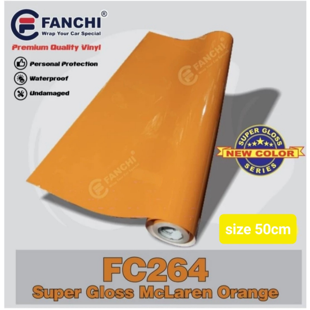 Jual 50cm Sticker Fanchi Super Gloss Glossy II New Color SERIES per ...