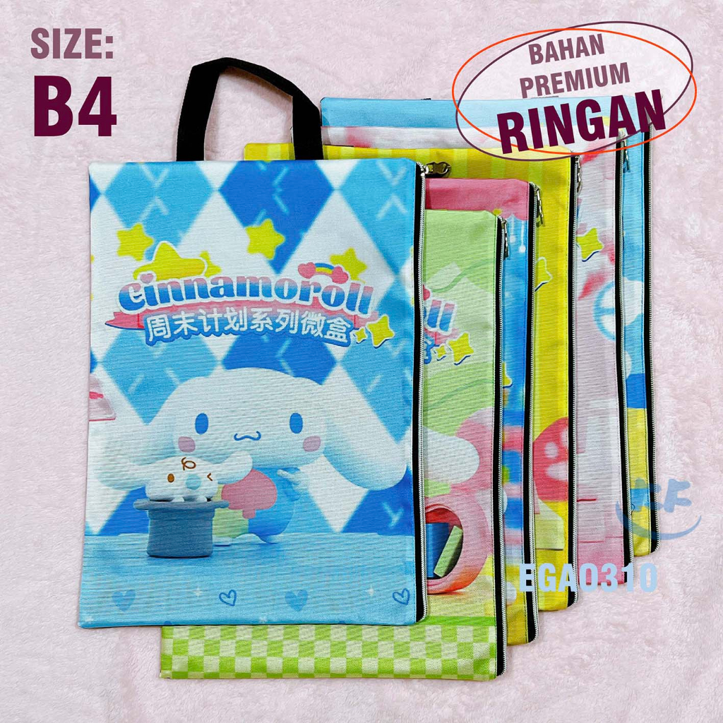 Jual Map Folder Dokumen B4 Kain- Cinnamoroll | Shopee Indonesia
