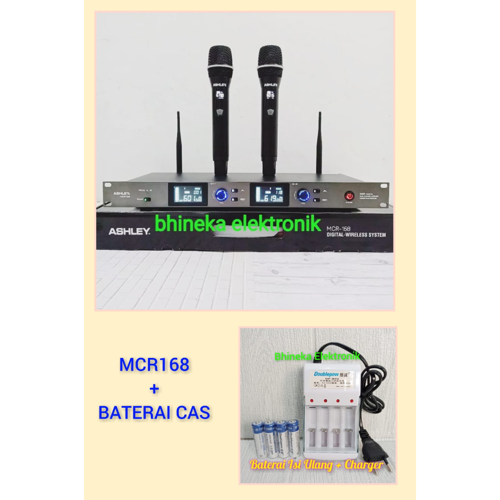 Jual MIC WIRELESS ASHLEY MCR168 / MCR 168 , ASHLEY MC PRO , ASHLEY ...