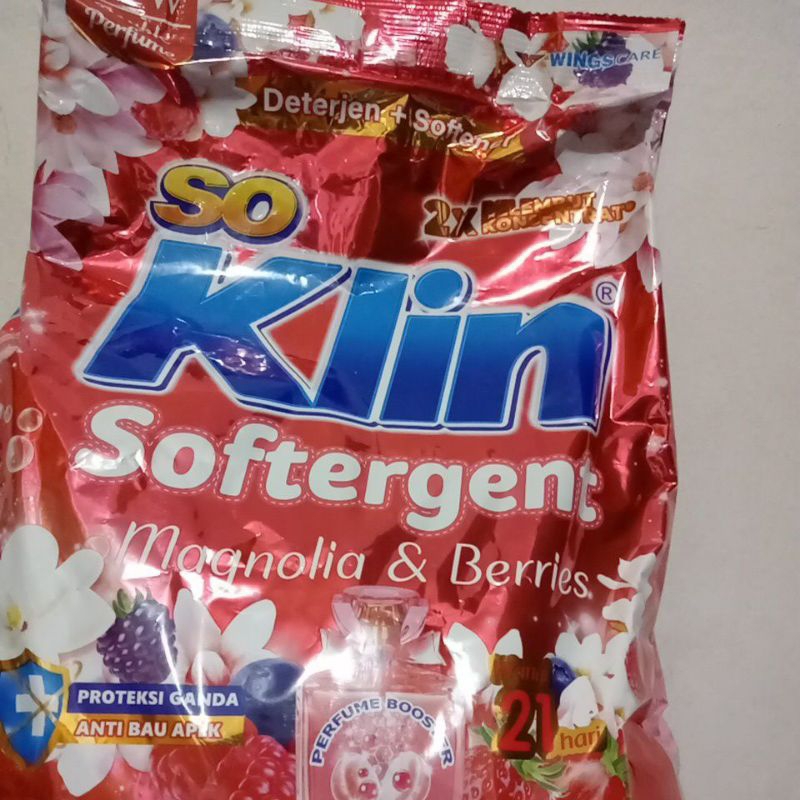Jual SO KLIN SOFTERGEN 1800 gr warna merah | Shopee Indonesia