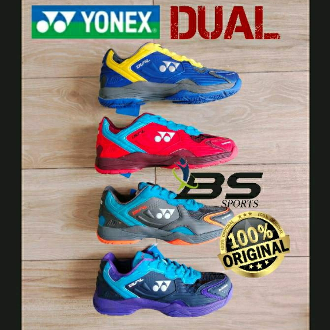 Jual SEPATU BADMINTON YONEX DUAL ORIGINAL | Shopee Indonesia