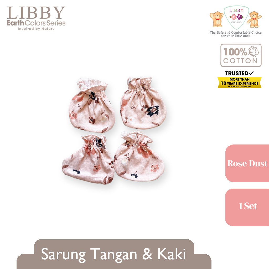 Jual LIBBY Earth Sarung Tangan & Kaki Motif Rocco Girl (1Pcs) | Shopee Indonesia