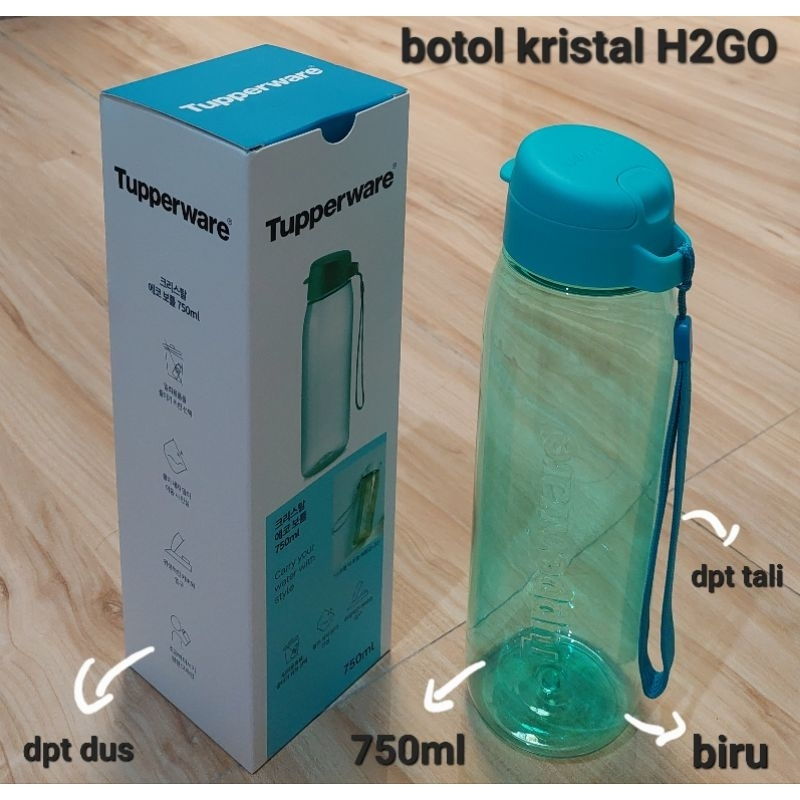 Jual Botol Minum H2GO with straw 750ml original tupperware | Shopee Indonesia