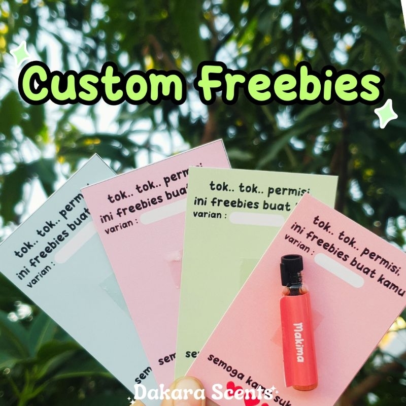 Jual Custom Freebies Cosplay / Freebies Cosplayer / Freebies Wibu ...