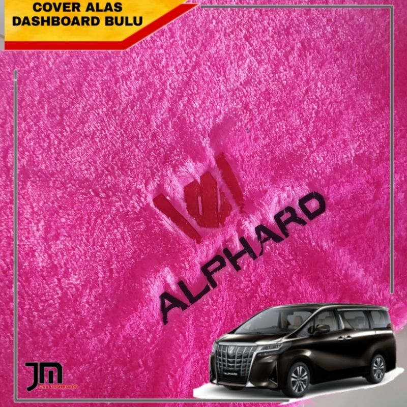 Jual Cover alas karpet dashboard mobil toyota ALPHARD 2003-2024 bulu ...