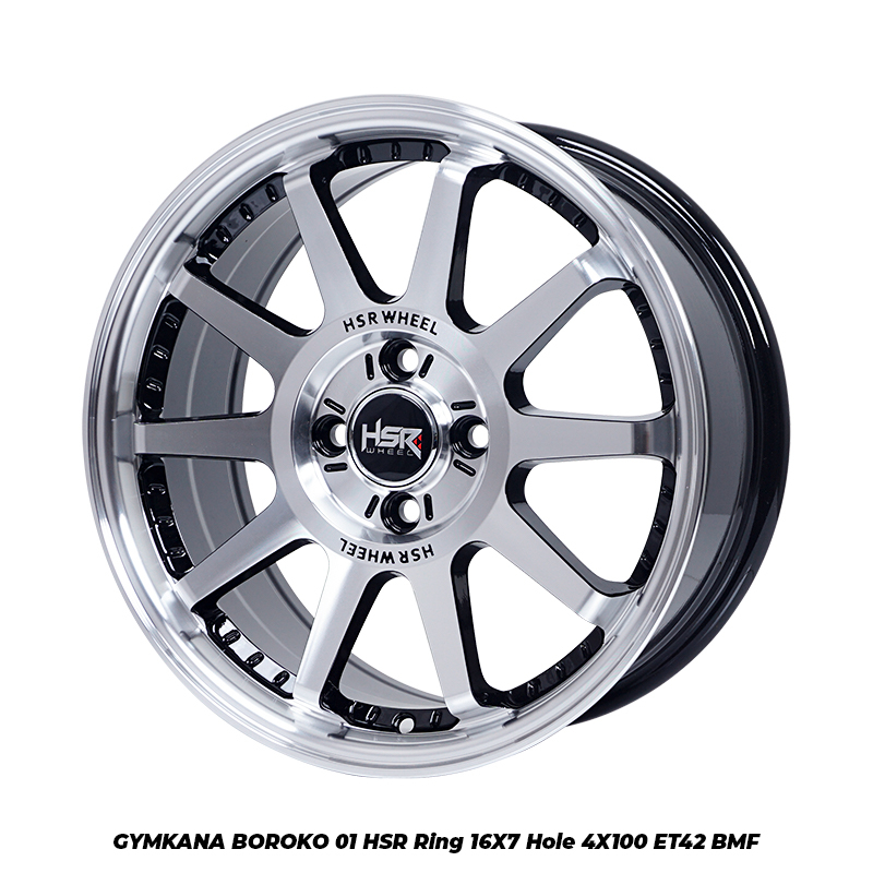 Jual PELEK MOBIL MODIFIKASI VELG RACING RING 16 HSR GYMKANA BOROKO 01PCD 4X100 UNTUK BRIO JAZZ ...
