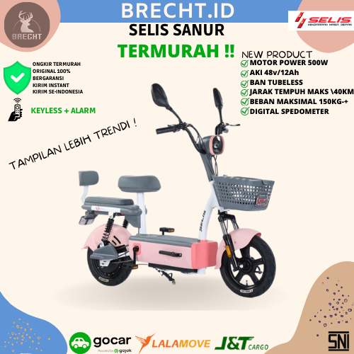 Jual Sepeda Listrik Electric Bike Selis SANUR New Varian | Shopee Indonesia