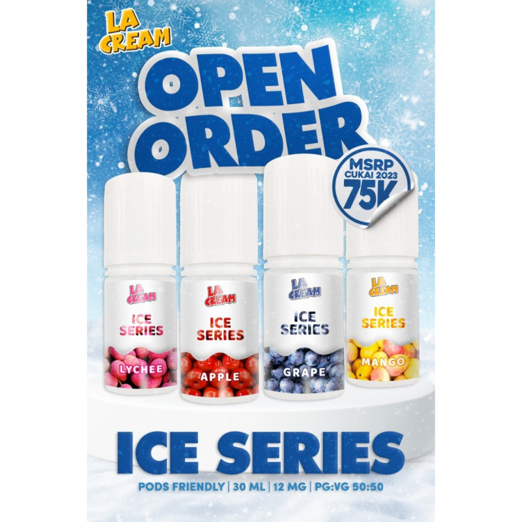 Jual [SALT] - LA CREAM ICE 30ML 12MG PODS FRIENDLY SERIES LYCHEE ...