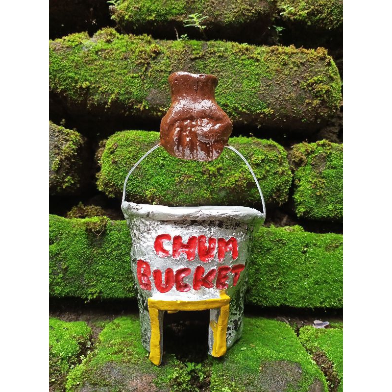 Jual Hiasan Aquarium Chum Bucket rumah plankton / spongebob | Shopee ...