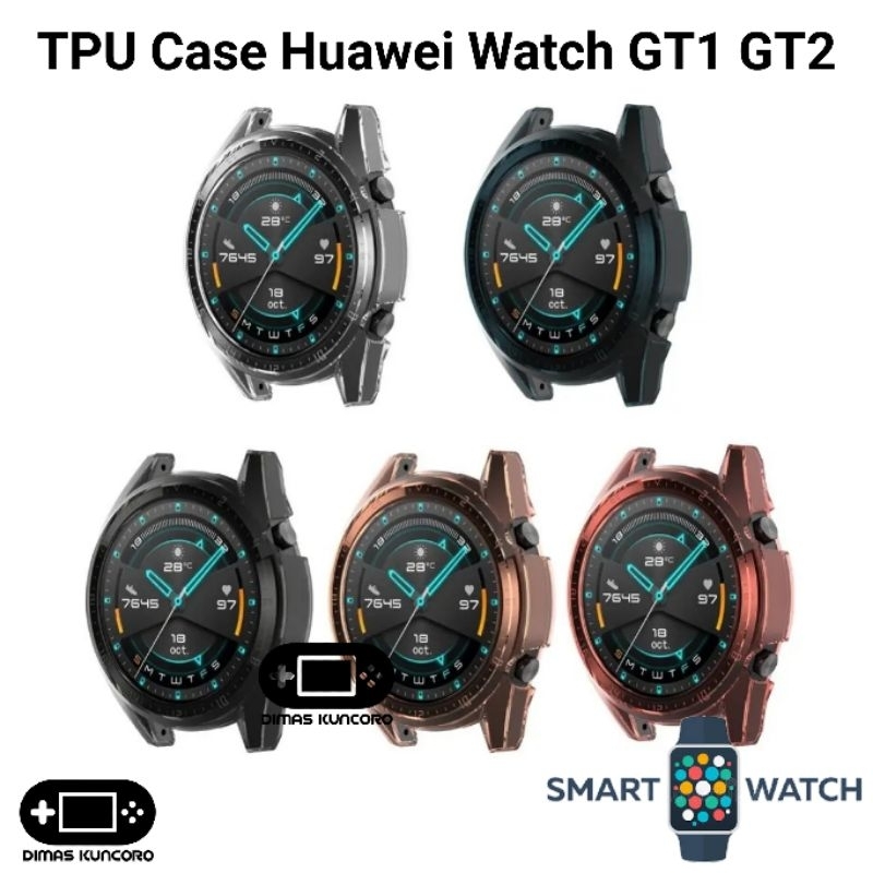 Jual TPU Case Huawei Watch GT1 GT2 silicone silikon soft gt 1 2 bumper ...