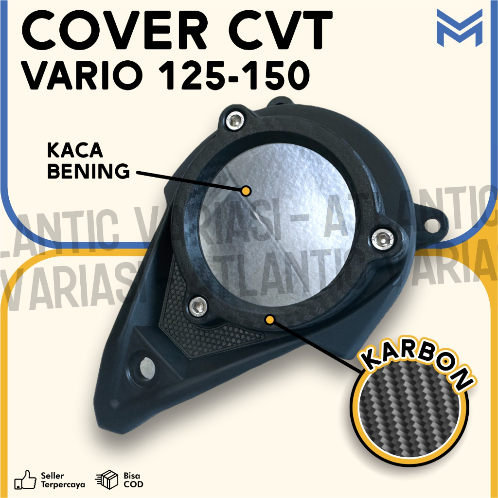Jual COVER CVT / CVT MOTOR VARIO 125 150 LED NEW 2018-2022 ORIGINAL ...