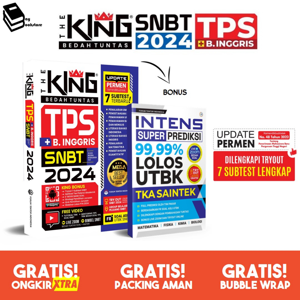 Jual Buku The King Bedah Tuntas Soal Dan Materi TPS (SNBT Skolastik) 2025 | Shopee Indonesia