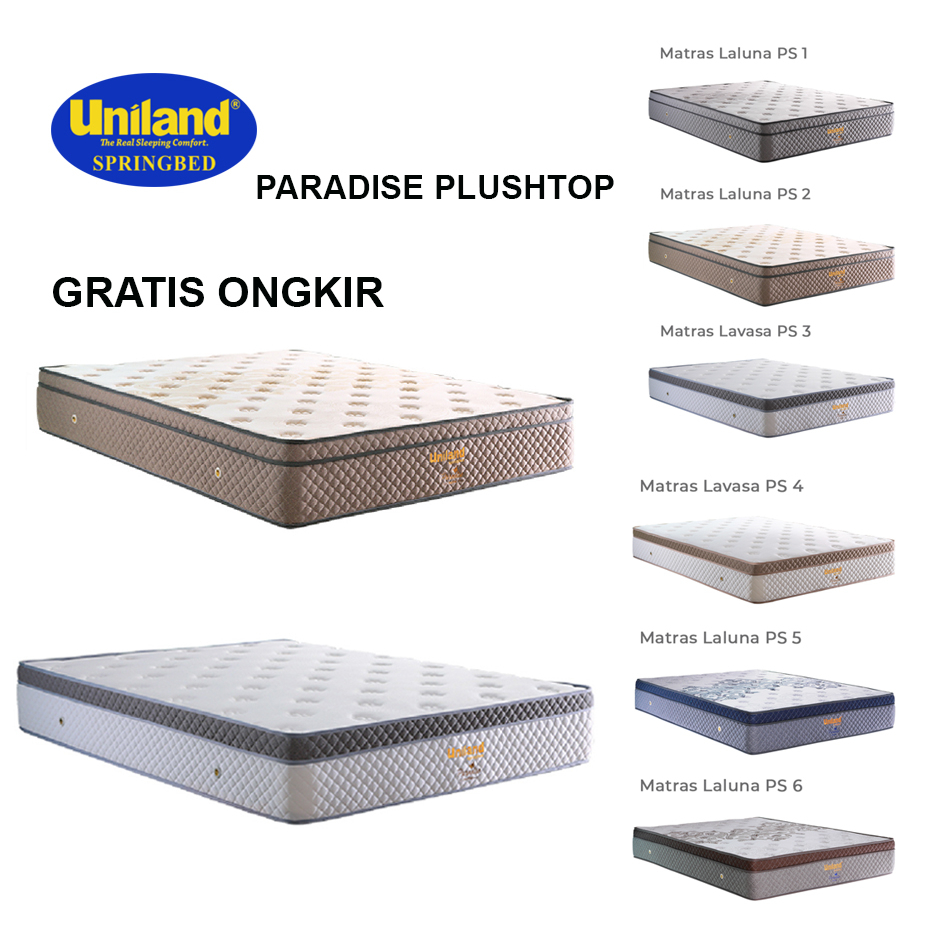 Jual Ukuran Khusus Springbed Uniland Paradise Plushtop Laluna (Mattress ...