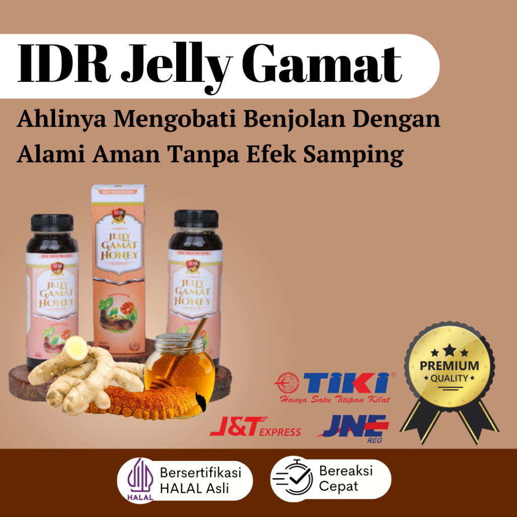 Jual IDR Madu Jelly Gamat Obat Benjolan // Obat Benjolan Di leher 330 ...