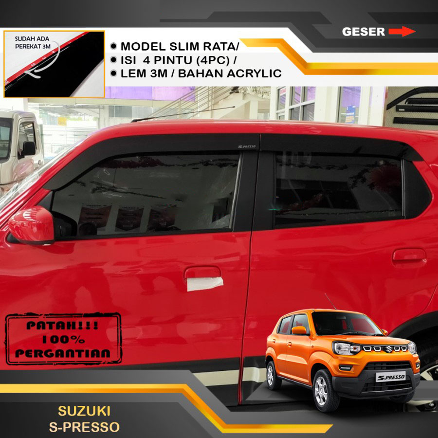 Jual TALANG AIR SUZUKI SPRESSO S-PRESSO 2022 2023 MODEL SLIM RATA FLAT ...