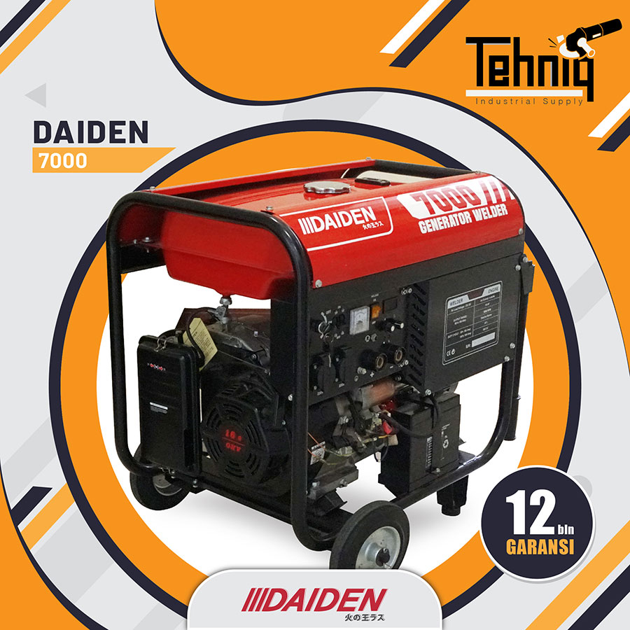 Jual DAIDEN GENERATOR WELDER 7000 / Mesin Las Genset Listrik 5000 Watt ...
