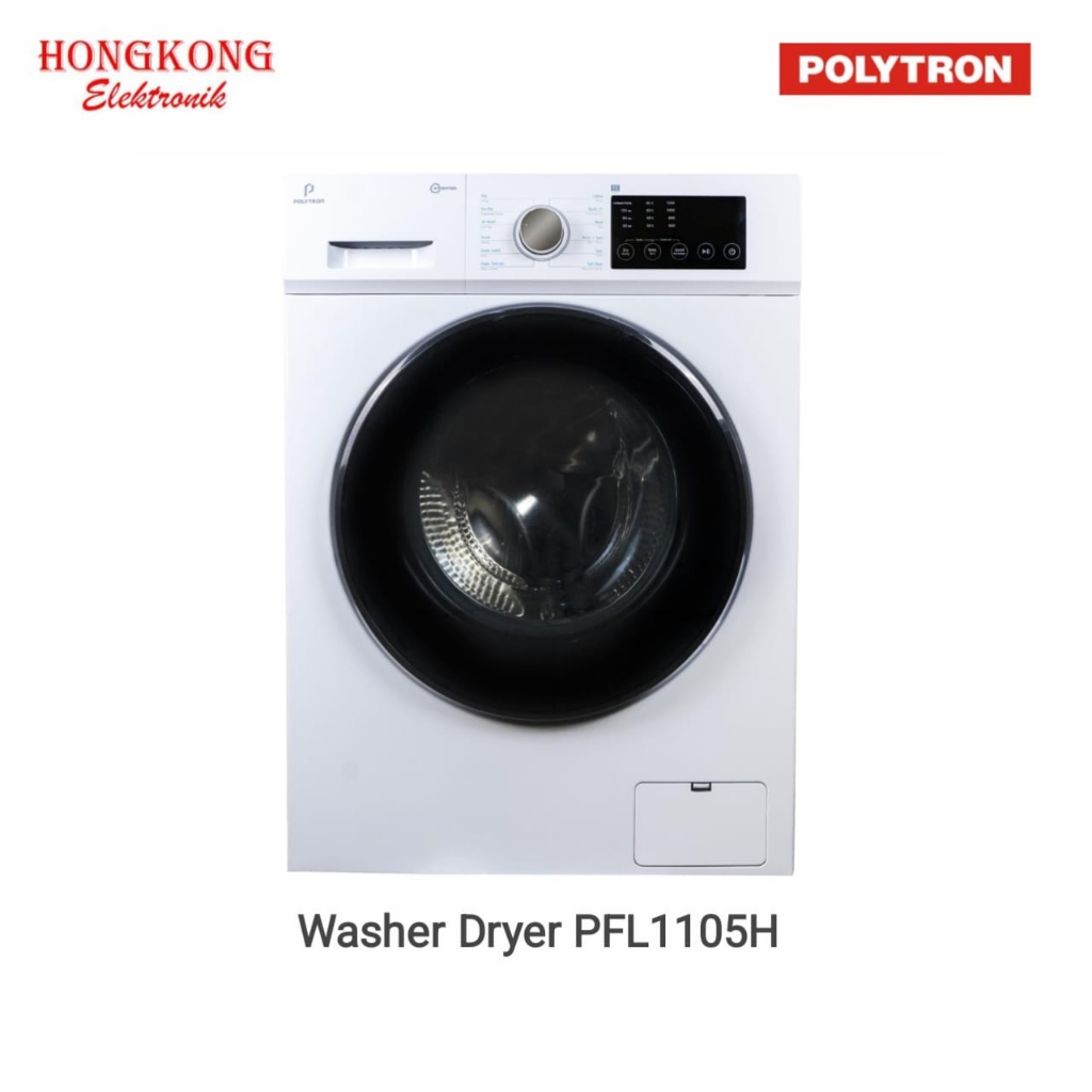 Jual POLYTRON Mesin Cuci Front Loading inverter 100% kering Wonderwash ...