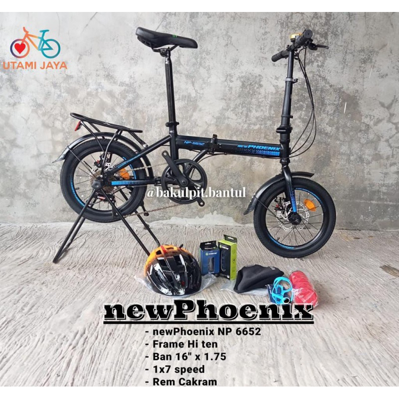Jual Sepeda Lipat New phoenix nP 6652 New Phoenix nP 6656 ukuran 20 ...