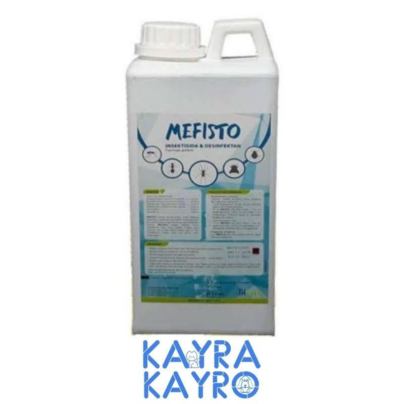 Jual Mefisto Insektisida & Disinfektan 1 L - Obat Anti Kutu Kandang ...