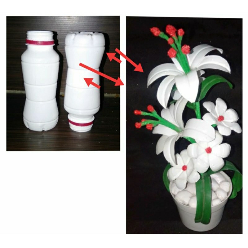 Jual Bunga daur ulang dari botol plastik | Shopee Indonesia