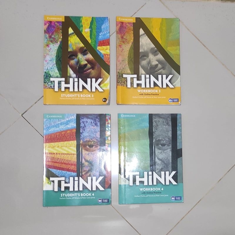 Jual Cambridge Think student's book & work book (3 / 4) | Shopee Indonesia