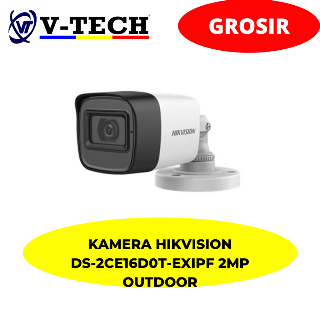 Jual KAMERA HIKVISION DS-2CE16D0T-EXIPF 2MP OUTDOOR | Shopee Indonesia