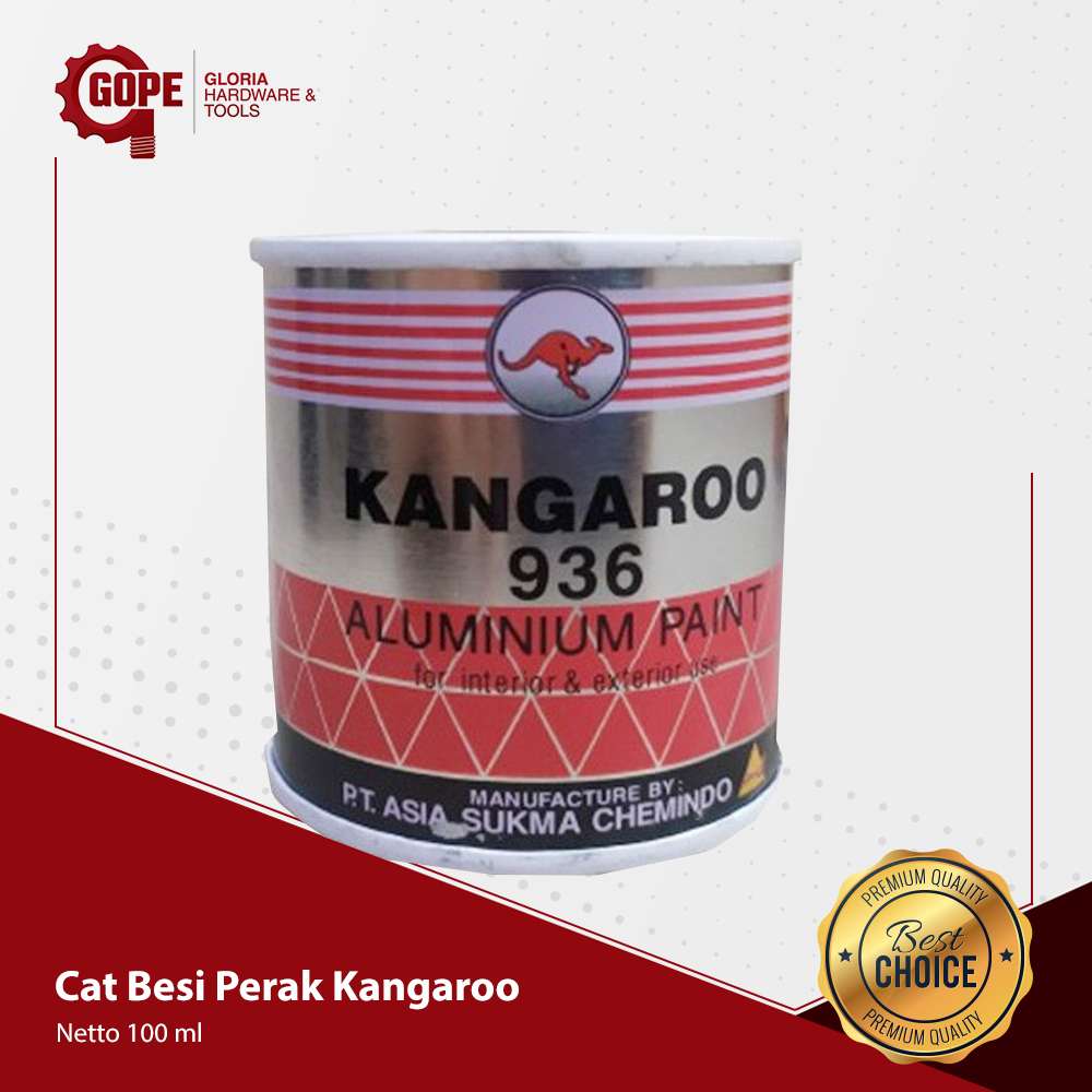 Jual Cat Besi Kayu Perak Kangaroo Kaleng Kecil | Shopee Indonesia
