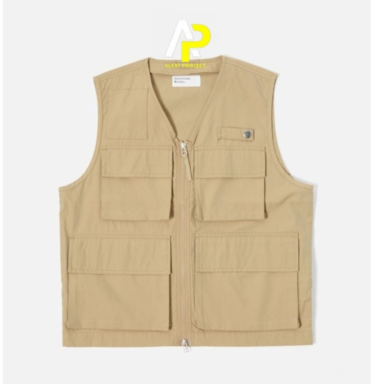 Jual Rompi Safety Vest Cargo Wartawan Unisex Oversize Style | Shopee ...