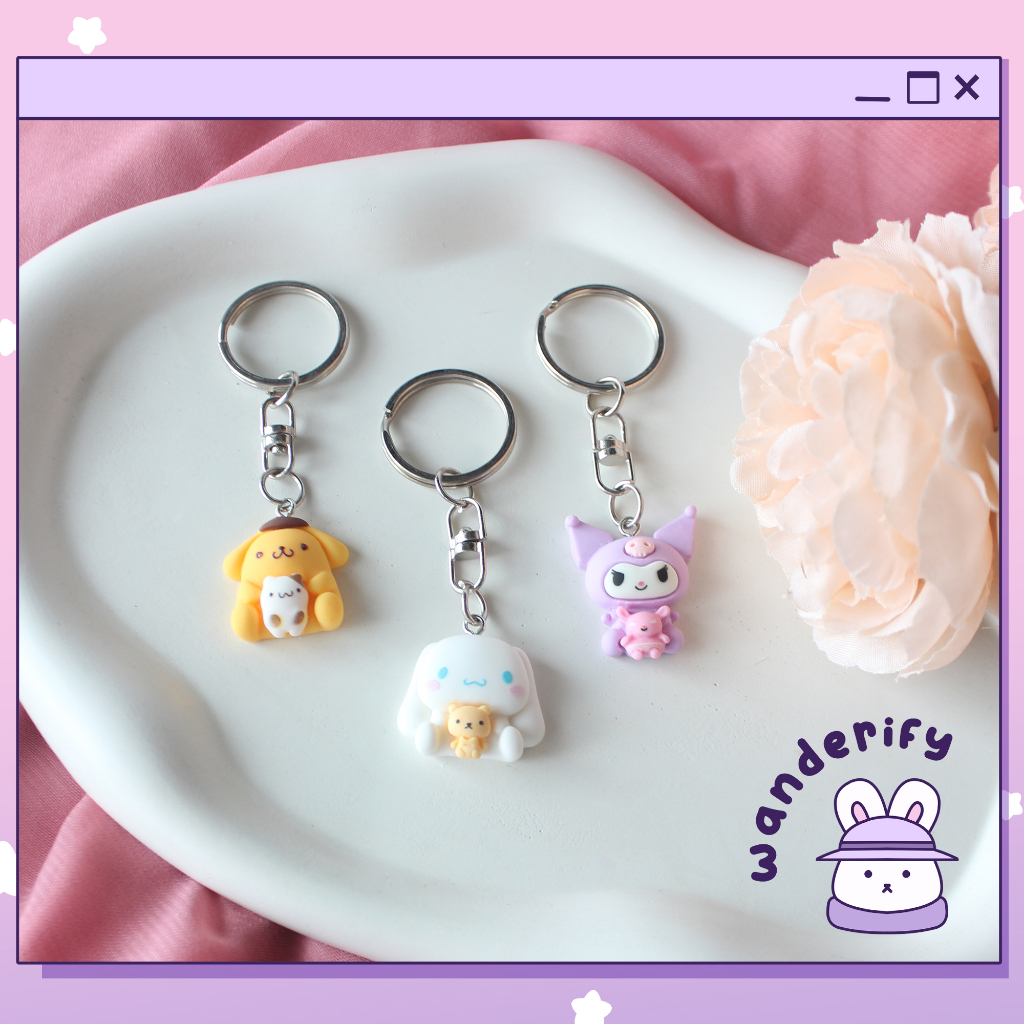 Jual [Minimal Order 10k] Gantungan kunci sanrio mini keychain cute ...
