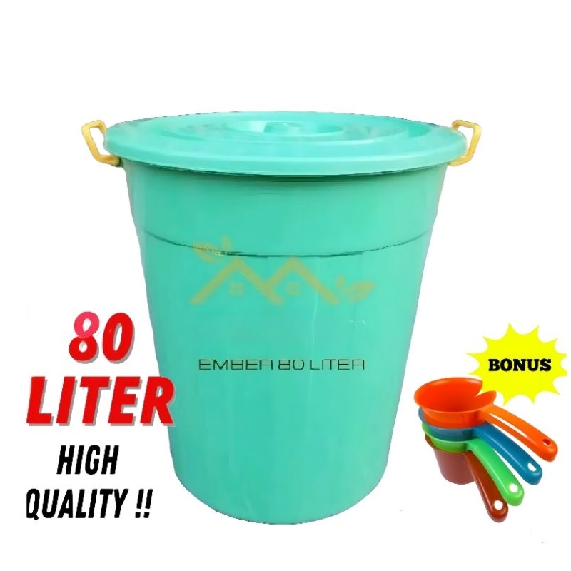 Jual Ember Air jumbo 80 liter Free gayung / Ember plastik 80 Liter ...