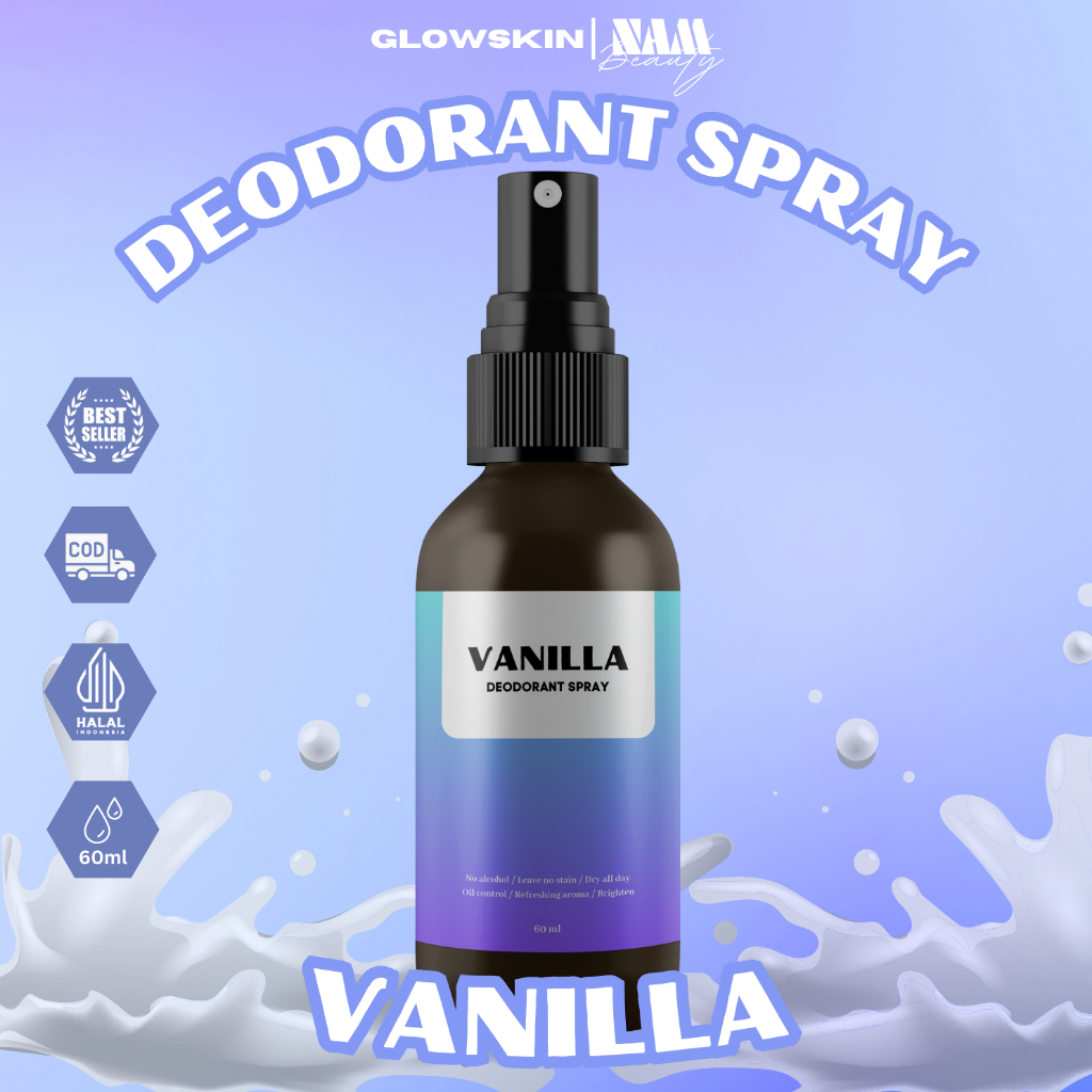 Jual (COD) Deodorant Spray Vanilla 60ml - Ampuh Menghilangkan Bau ...