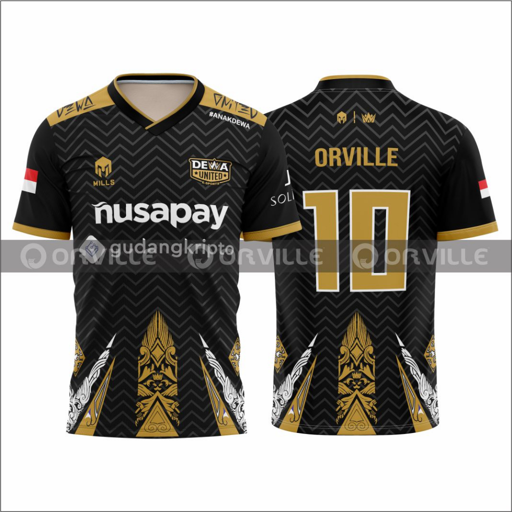 Jual JERSEY DEWA UNITED 2023 FREE NICKNAME & STICKER DEWA UNITED ...