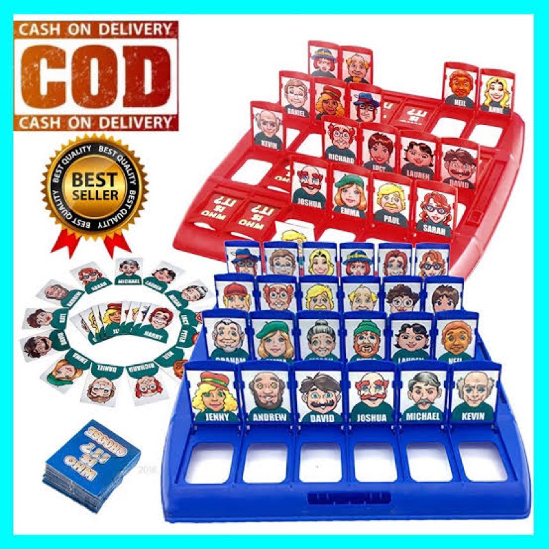Jual MAINAN ANAK BOARD GAME WHO IS IT / MAINAN ANAK TEBAK TEBAKAN KARTU ... Jual MAINAN ANAK BOARD GAME WHO IS IT / MAINAN ANAK TEBAK TEBAKAN KARTU ...