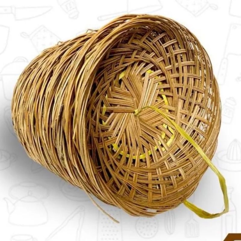 Jual Piring Rotan Anyaman Lidi Piring Lidi Bulat (Isi 20 Pcs) Piring ...