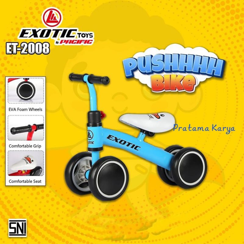 Jual Sepeda Anak Balance Bike Exotic Sepeda Anak Pemula Roda 4 | Shopee ...