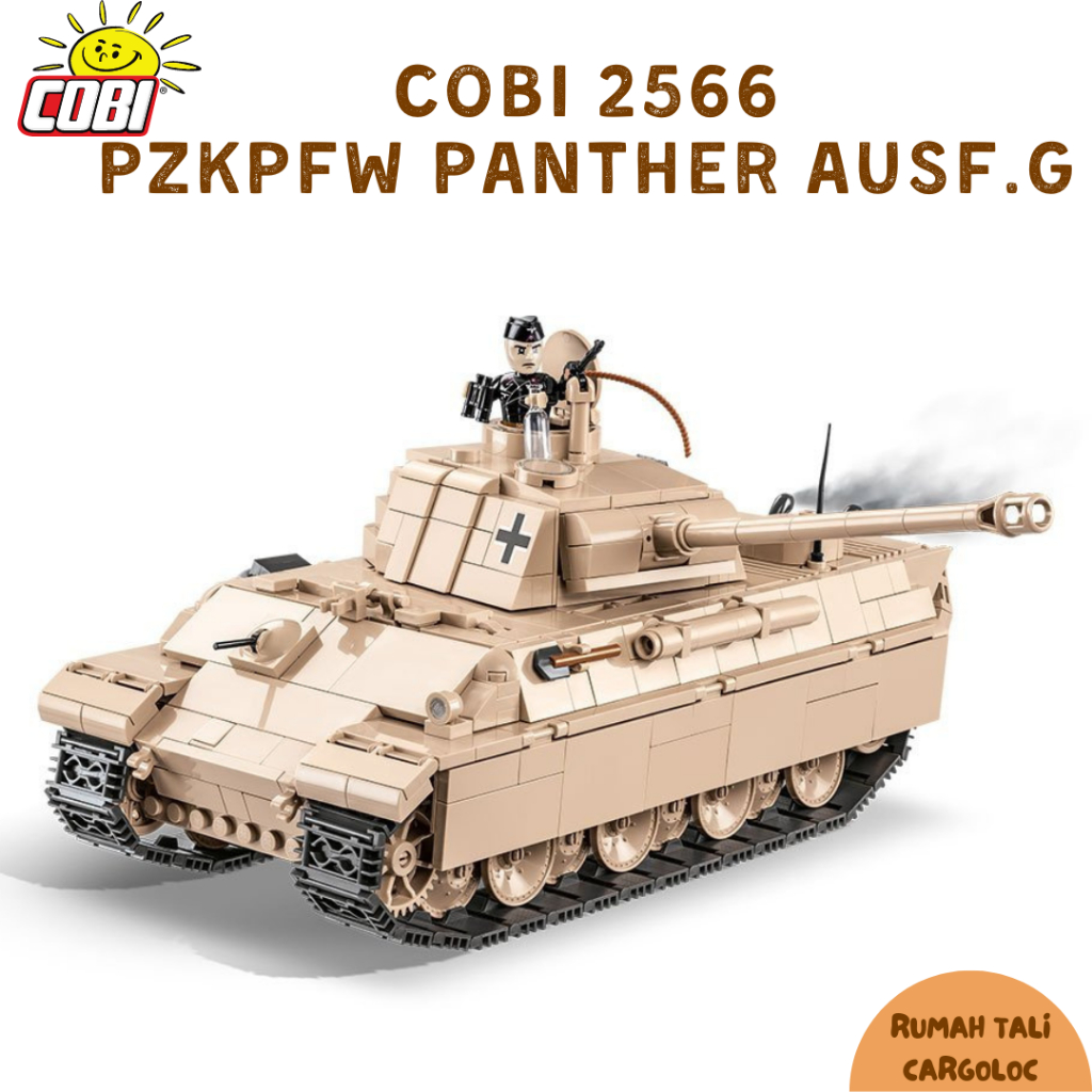 Jual Mainan Motorik Anak Bricks COBI 2566 PzKpfw V PANTHER AUSF G ...