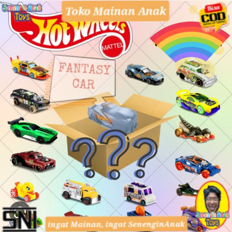 Jual Hotwheels Fantasy 60RB/4PCS + biaya Admin 10% Bebas Pilih ...