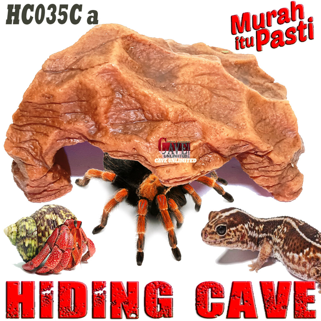 Jual HC035C GRADE A HIDINGCAVE PLACE REPTILE GOA RUMAH TEMPAT SEMBUNYI ...