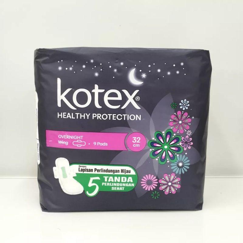 Jual Kotex Protection Overnight 32cm 9 pads/Kotex Overnight Panties ...