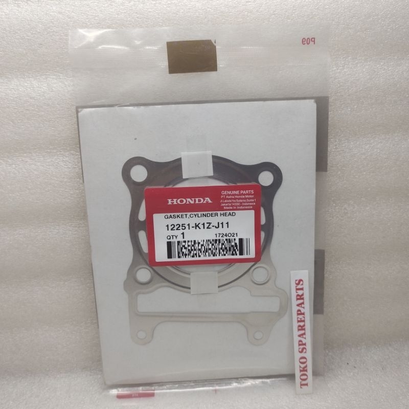 Jual 12251-K1Z-J11 OEM GASKET CYLINDER HEAD PCX 160 ADV 160 VARIO 160 Qualitas original | Shopee ...