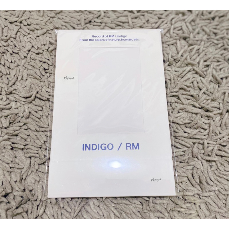 Jual [Ready Stock] Pre Order Benefit Weverse RM BTS Solo Album ‘Indigo ...