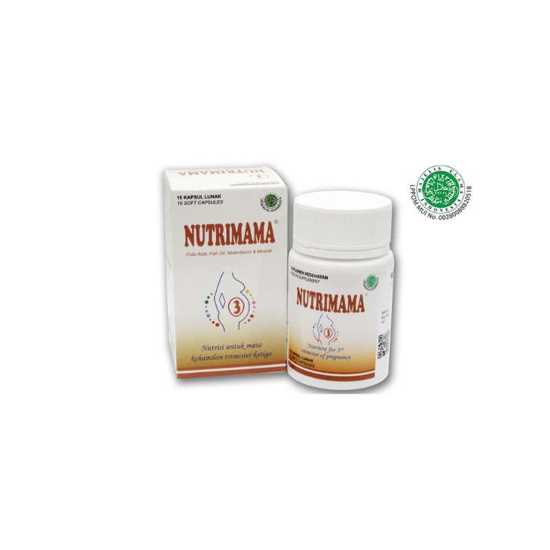 Jual Nutrimama-3 Botol Isi 15 Kapsul | Shopee Indonesia