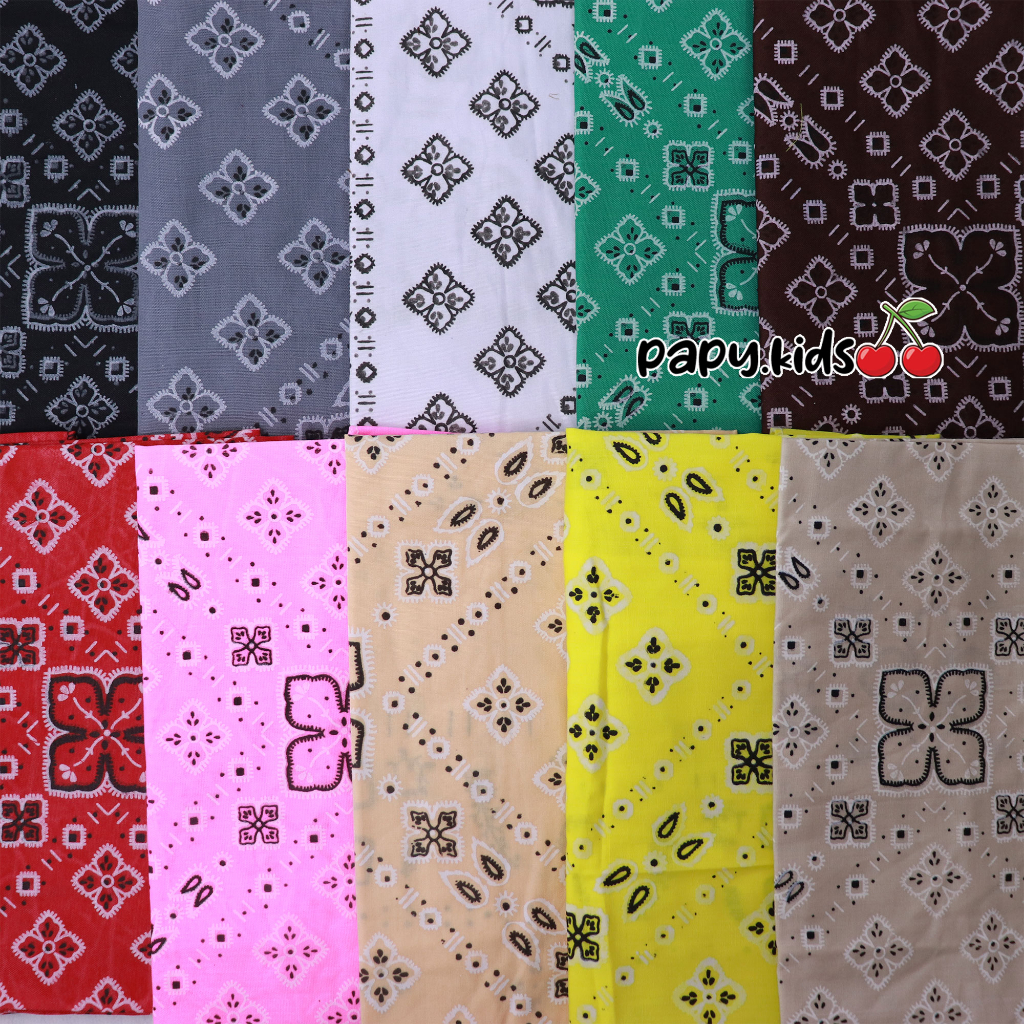 Jual slayer /scarf /bandana /masker /saputangan motif batik | Shopee ...