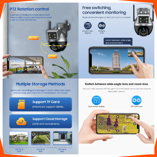 Jual CCTV DUAL SCREEN BS-SW07T Smart Wifi Camera App. Icam 365 | Shopee ...