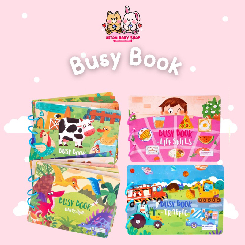 Jual Busy Book /Activity Book / Mainan Edukasi Anak / Buku Aktivitas ...