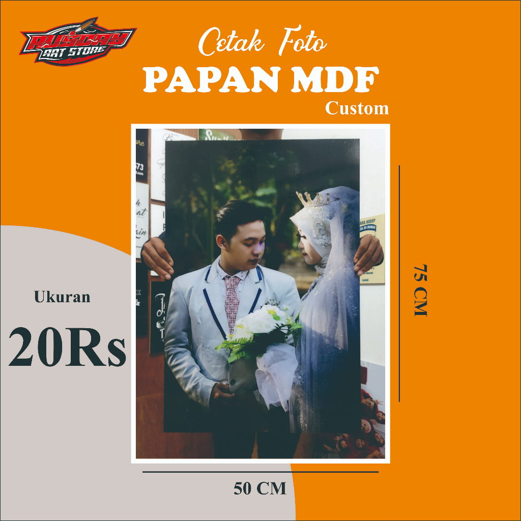 Jual COD! Cetak Foto Papan MDF Ukuran Big Size 50x75/50x80 cm! FREE ...