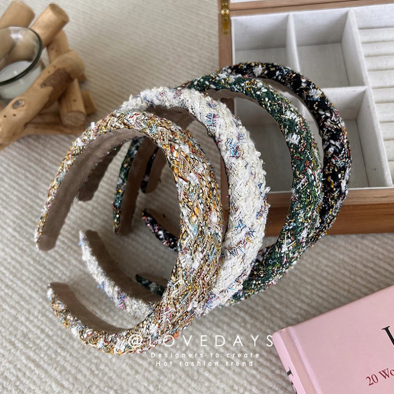 Jual Bando Etnik Tweed Woolen Wol Twist Turban Bandana Bohemia Motif ...