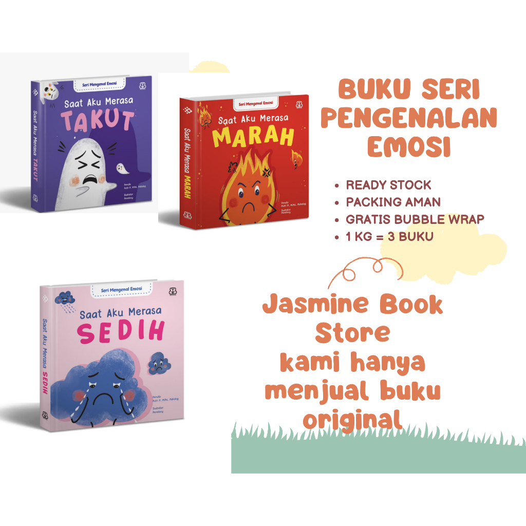 Jual Seri Mengenal Emosi Saat Aku Merasa Takut Marah Sedih Senang ...