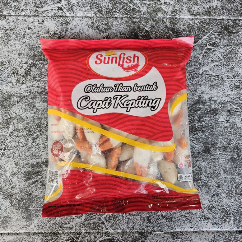 Jual SUNFISH IKAN OLAHAN BENTUK CAPIT KEPITING 500gr | Shopee Indonesia