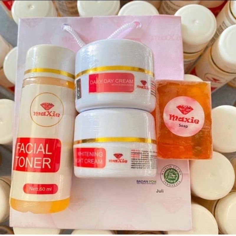 Jual (COD) CREAM MAXIE GLOW KEMASAN BARU ORI | Shopee Indonesia